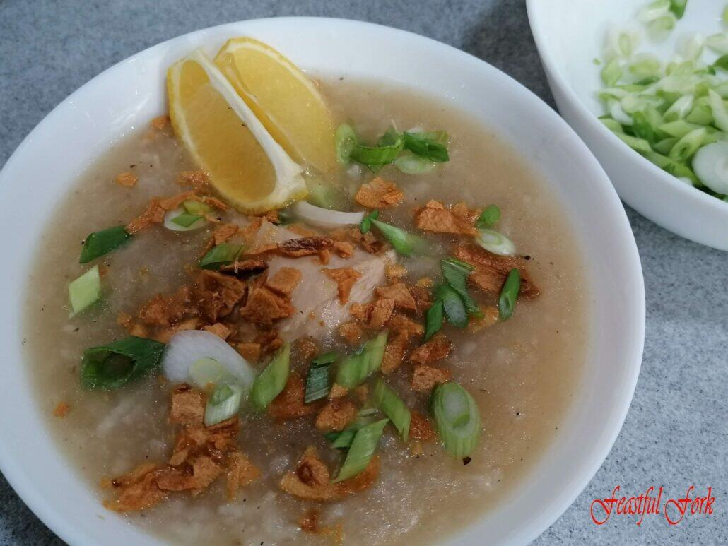 2 Ways to Cook Chicken Arroz Caldo - Feastful Fork