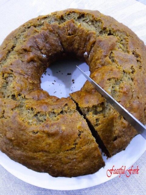 Sweet and Moist Sugarless Date Cake - Feastful Fork