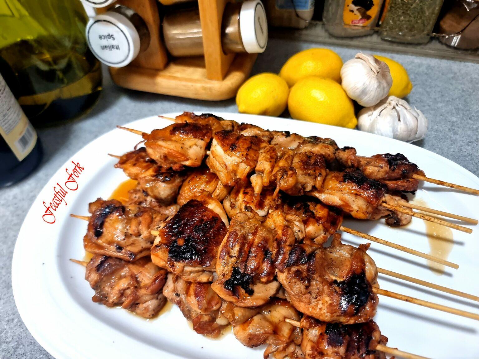 Filipino Chicken Barbecue Skewers Recipe - Feastful Fork
