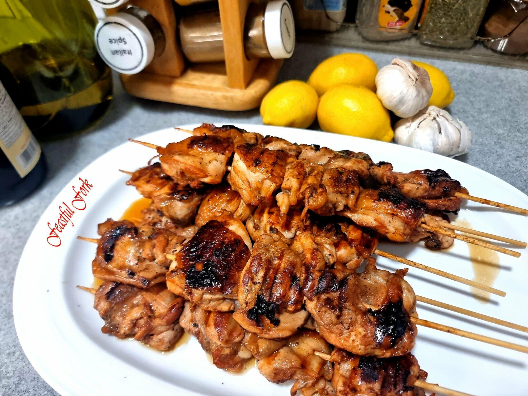 Filipino Chicken Barbecue Skewers Recipe - Feastful Fork